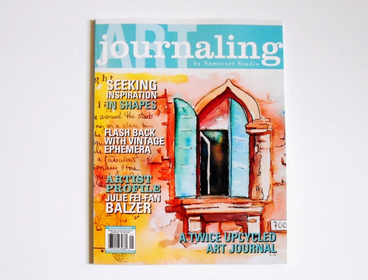 Peg's Kitchen Studio: Published in Somerset Studio's ART Journaling ...