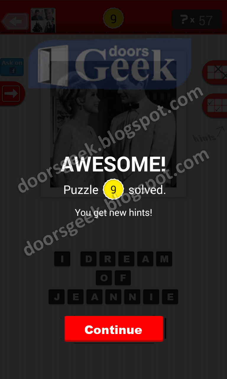 Guess the TV Show - Level 26-9 Answer ~ Doors Geek