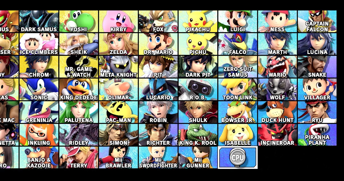 Diversity in Smash Bros Characters (or lack thereof) - TheFamicast.com ...