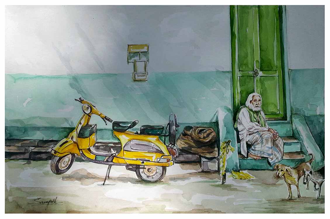 Samjith Shankar Illustration: Watercolor Paintings