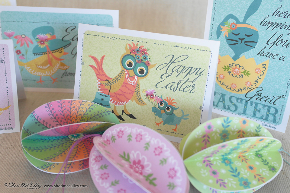 Sheri McCulley Studio: Chicksters and Hopsters for Easter!