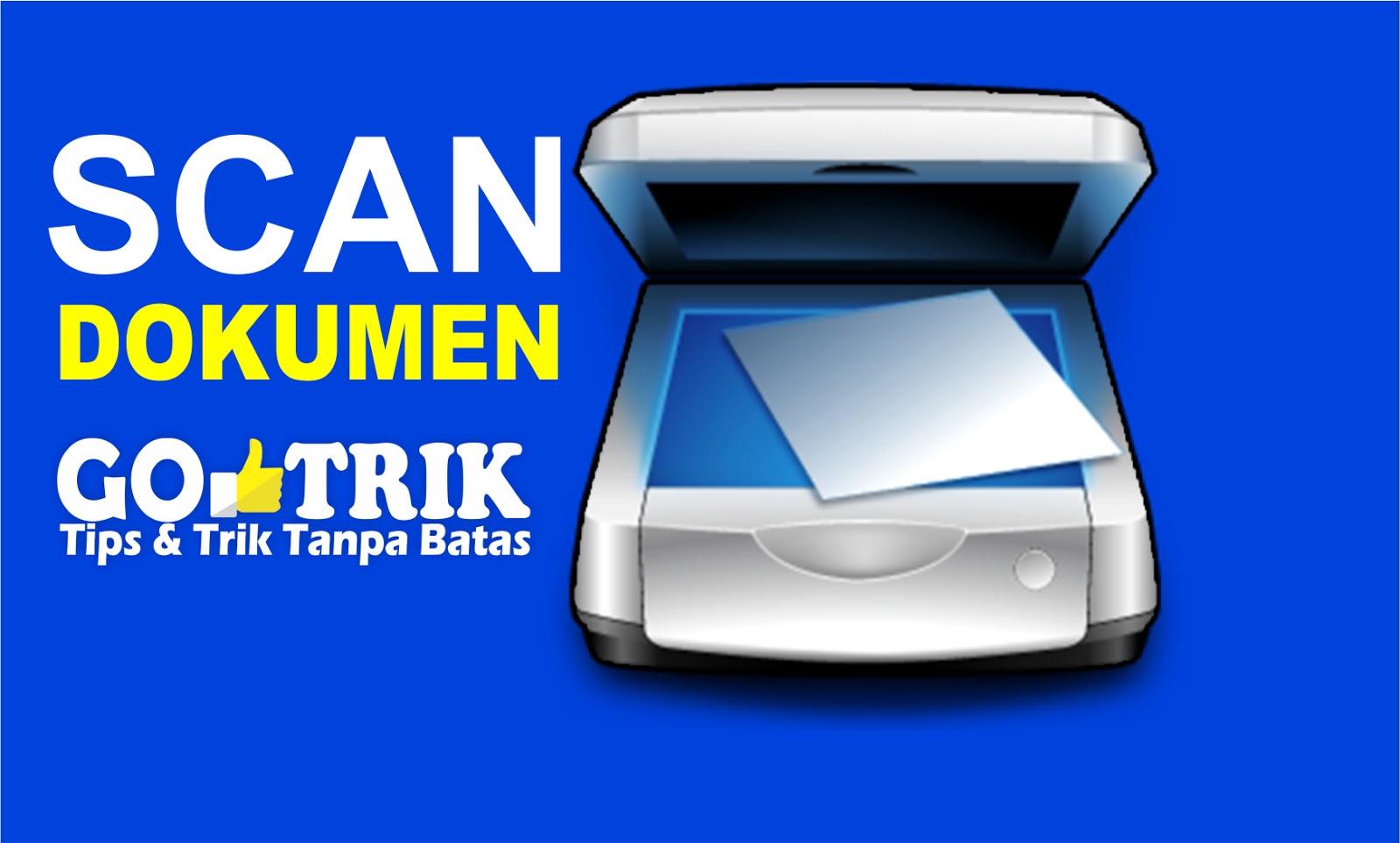 Cara Scan Dokumen Dengan Printer Canon all type Dengan Mudah - Goliketrik