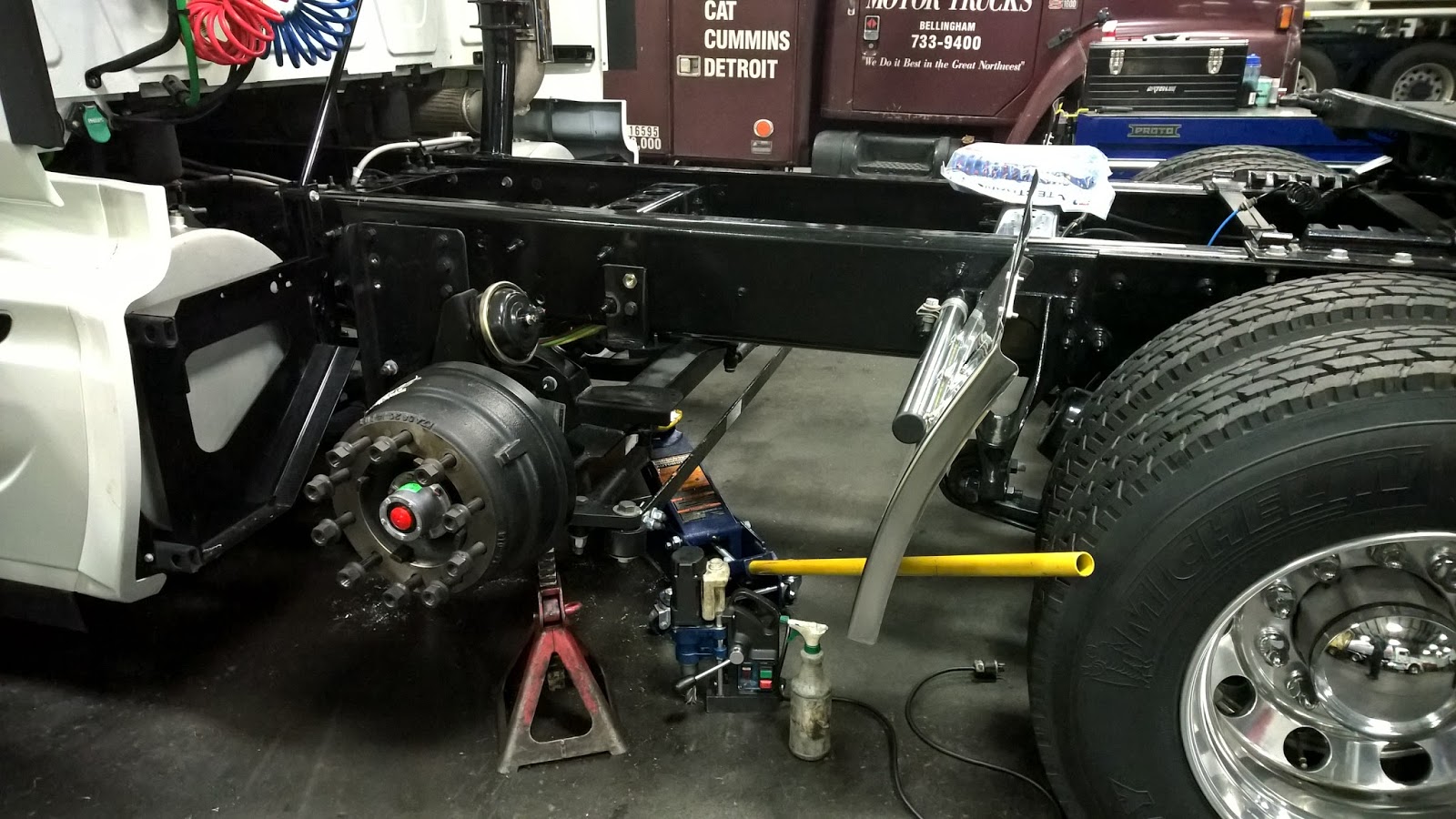 Swanson Diesel & Fabrication: Drop axle install part 2