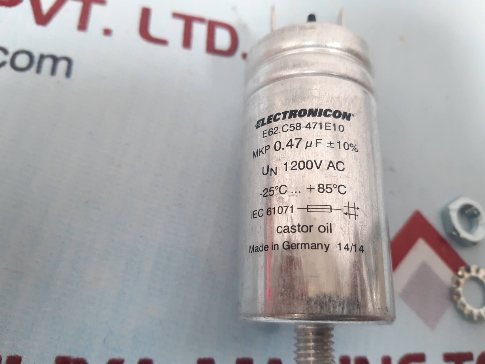 ELECTRONICON E62.C58-471E10 CAPACITOR - Aeliya Marine