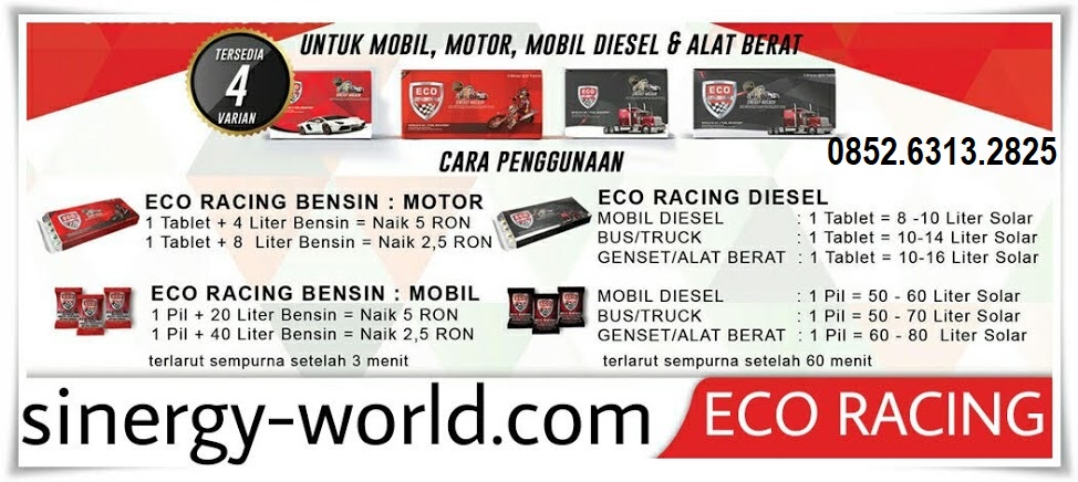 WA+62 852 6313 2825, Stokis Eco Racing Jambi I Eco Racing Jambi