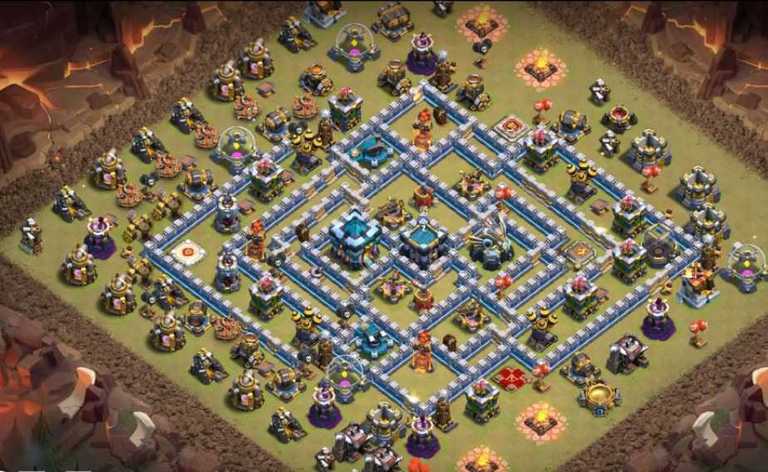 Base War Terbaik COC TH 13 Terkuat 2021 - Addwin Info