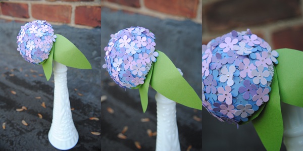 Paper Hydrangea DIY | Polka Dots are Love