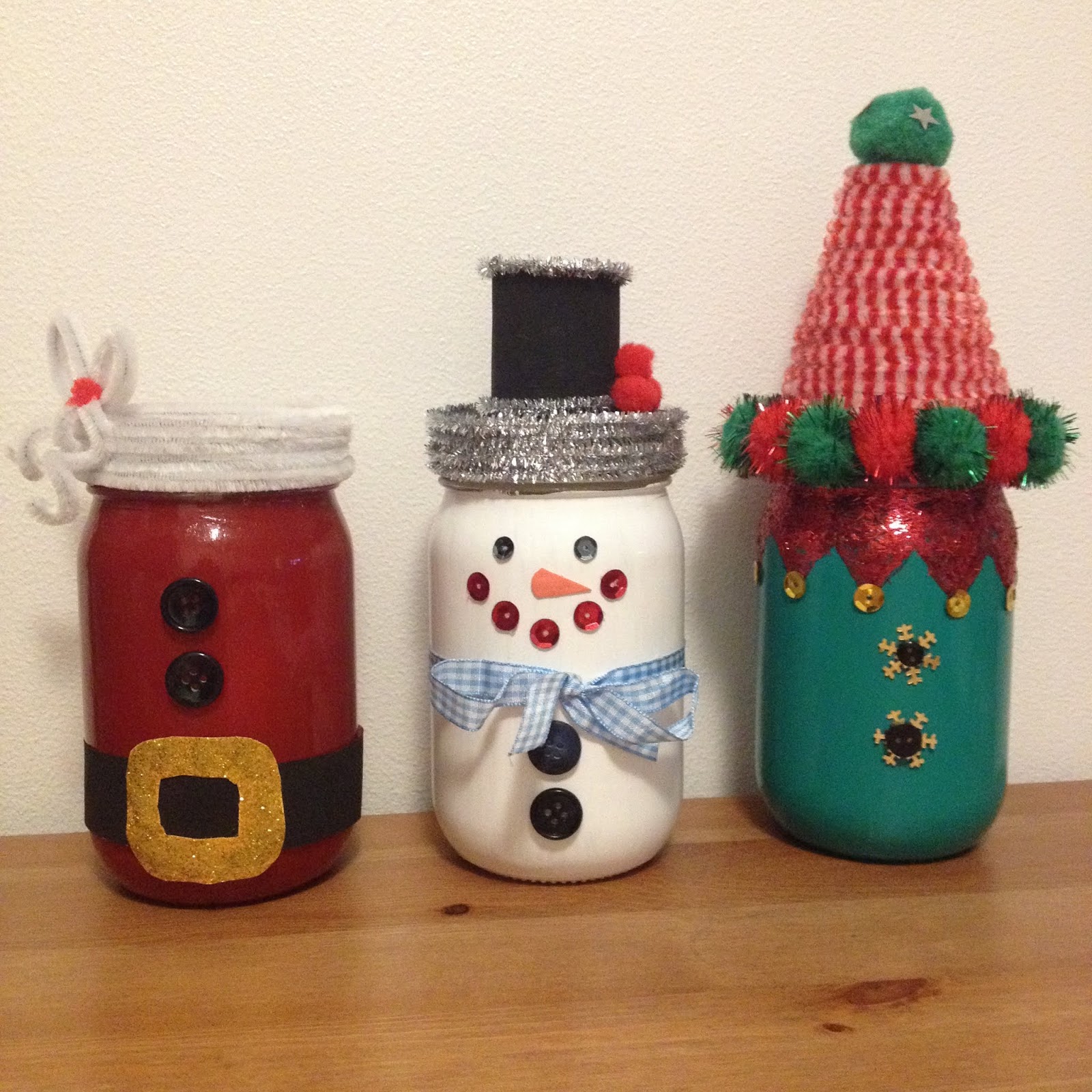 Christmas jolly jars ideas