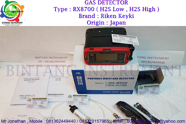.: 081362449440 JUAL GAS DETECTOR RIKEN KEIKI RX 8700 , JUAL GAS ...