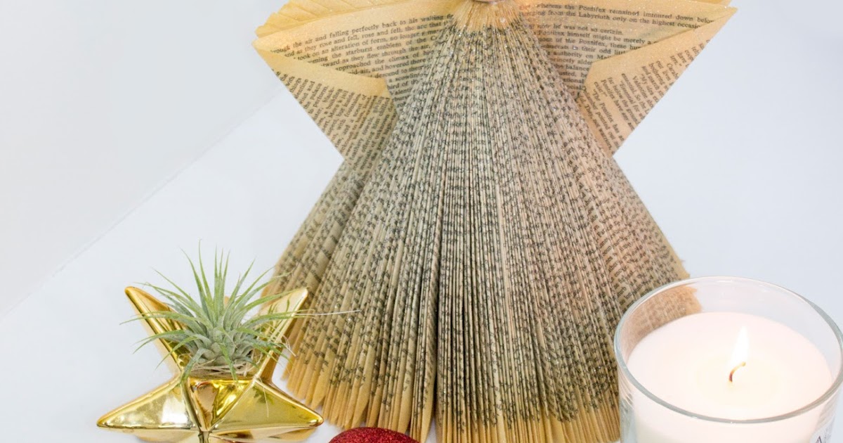 DIY Book Angel - Classic Christmas Decor || Under $5 | The Creative ...
