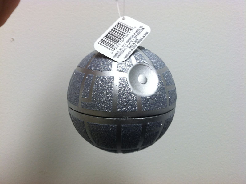 50 steps 100 steps: Custom Death Star Ornament