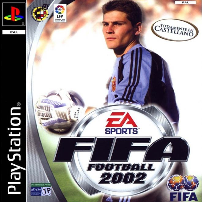 Capa do jogo FIFA Football 2002 - Arte no Papel Online