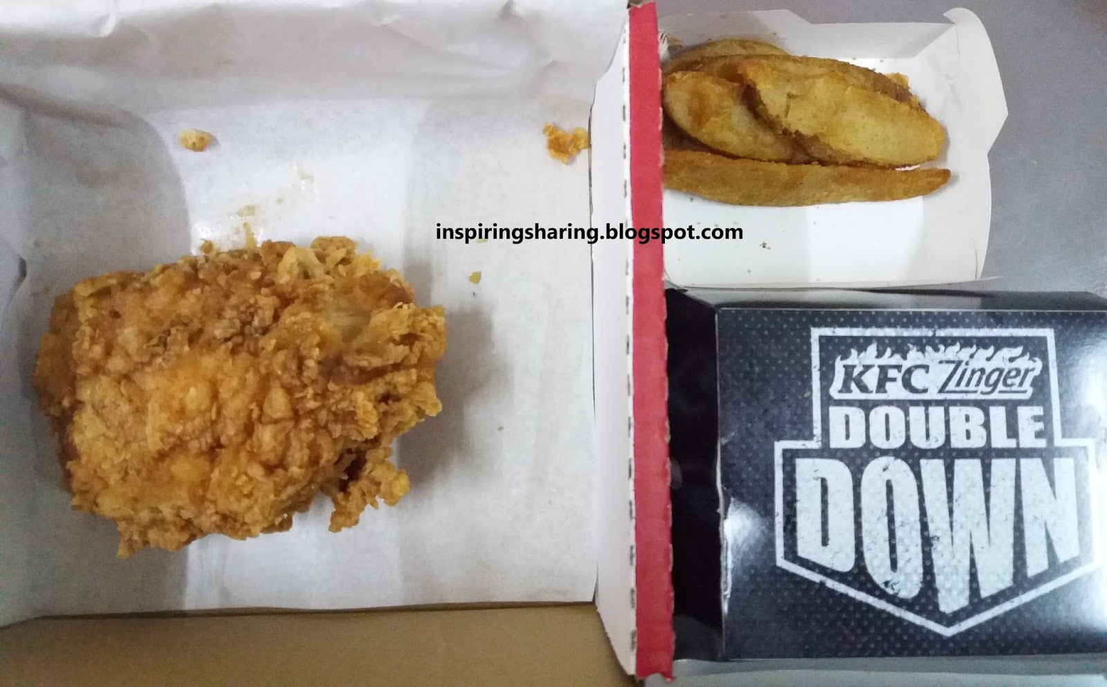 Review KFC Zinger Double Down
