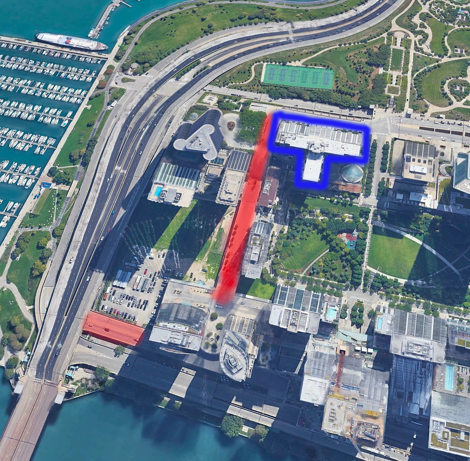 June 4, 1962 -- Outer Drive East, the First Illinois Center Building ...