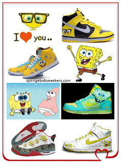 Sale Nike Dunk Spongebob: Spongebob Squarepants Nike High Top Custom Shoes