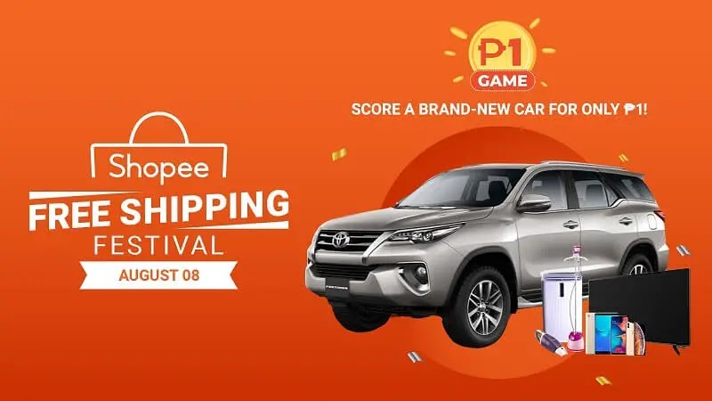 Get a chance to take home a brand-new car in Shopee’s Php1 Game this 8. ...