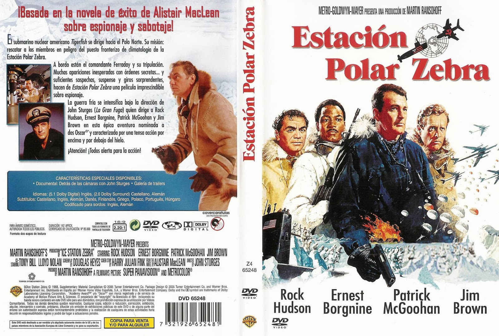 Estación Polar Cebra (1968 - Ice Station Zebra) - Imágenes de Cine Clásico