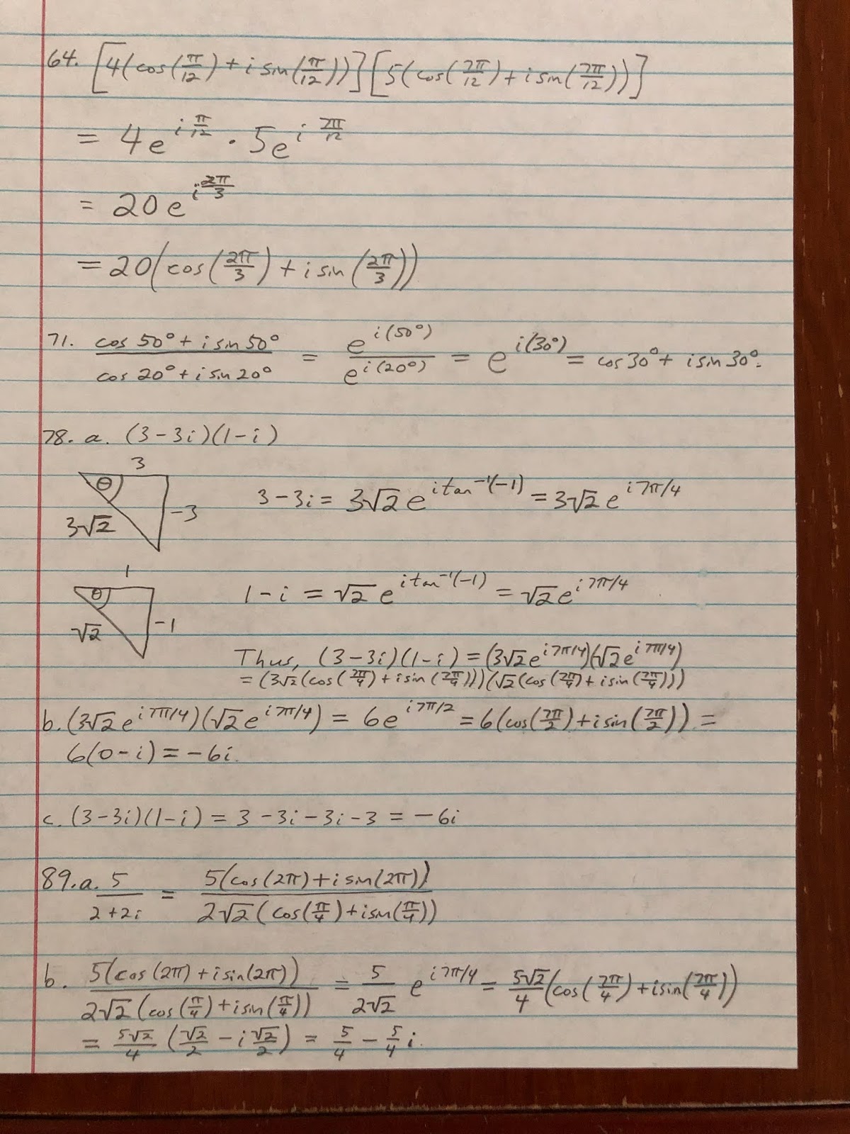 Professor Frank’s Math Blog: Part 4 - Trigonometric Form of a Complex ...
