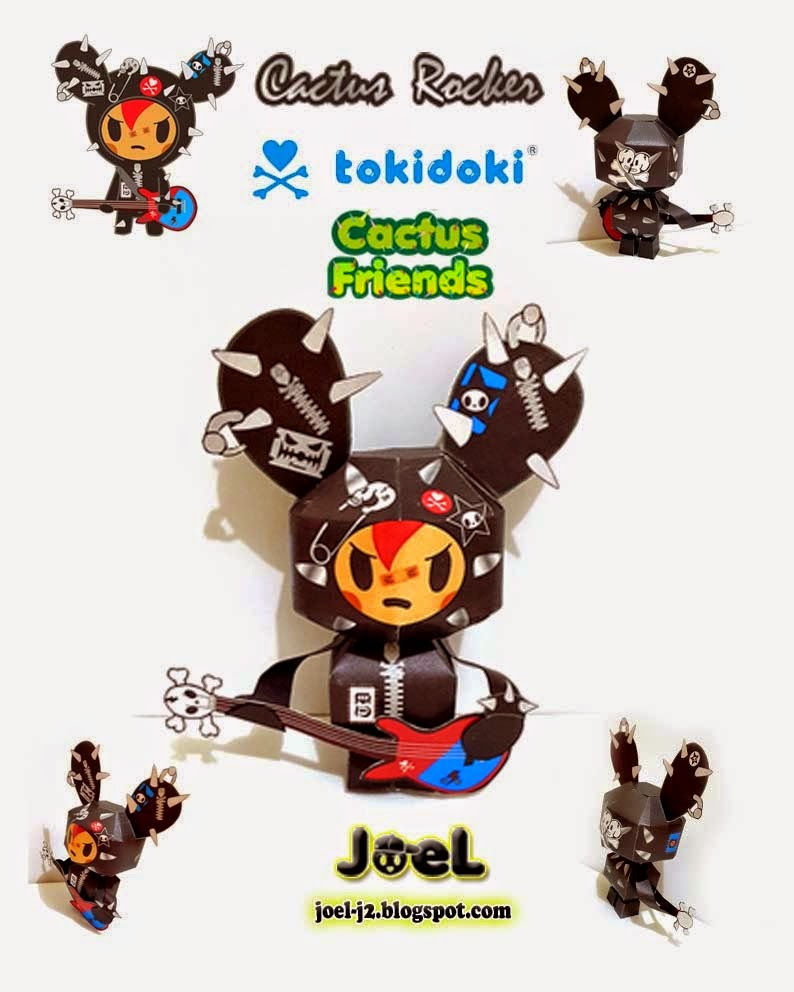 Cactus Rocker Papercraft - Tokidoki | Papercraft Paradise | PaperCrafts ...
