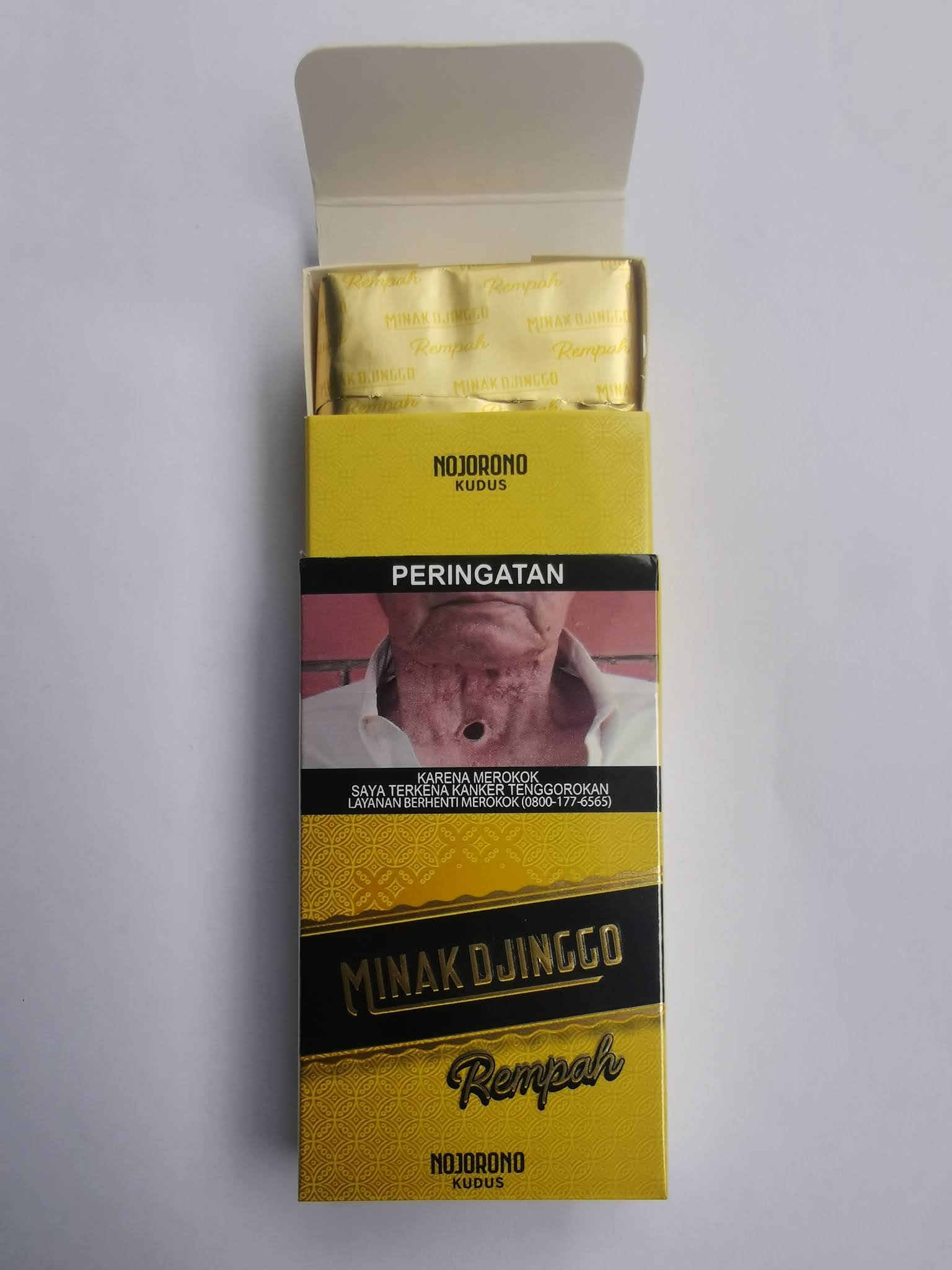 Minak Djinggo Rempah, SKT King Size Isi 10 Batang Pertama Dengan Rempah ...