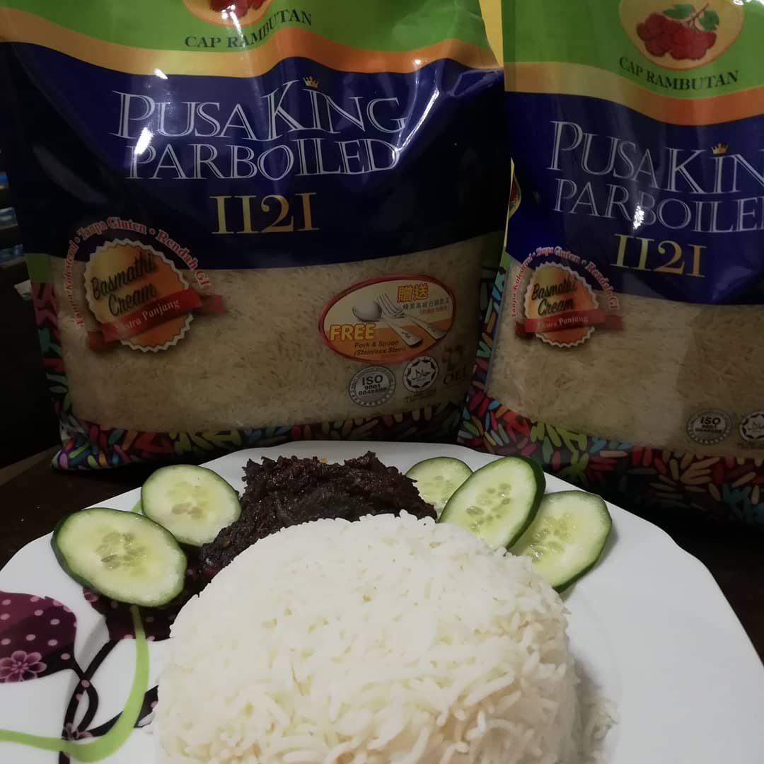 Pusaking Parboiled Basmathi Cap Rambutan Beras Pilihan SA Sekeluarga ...