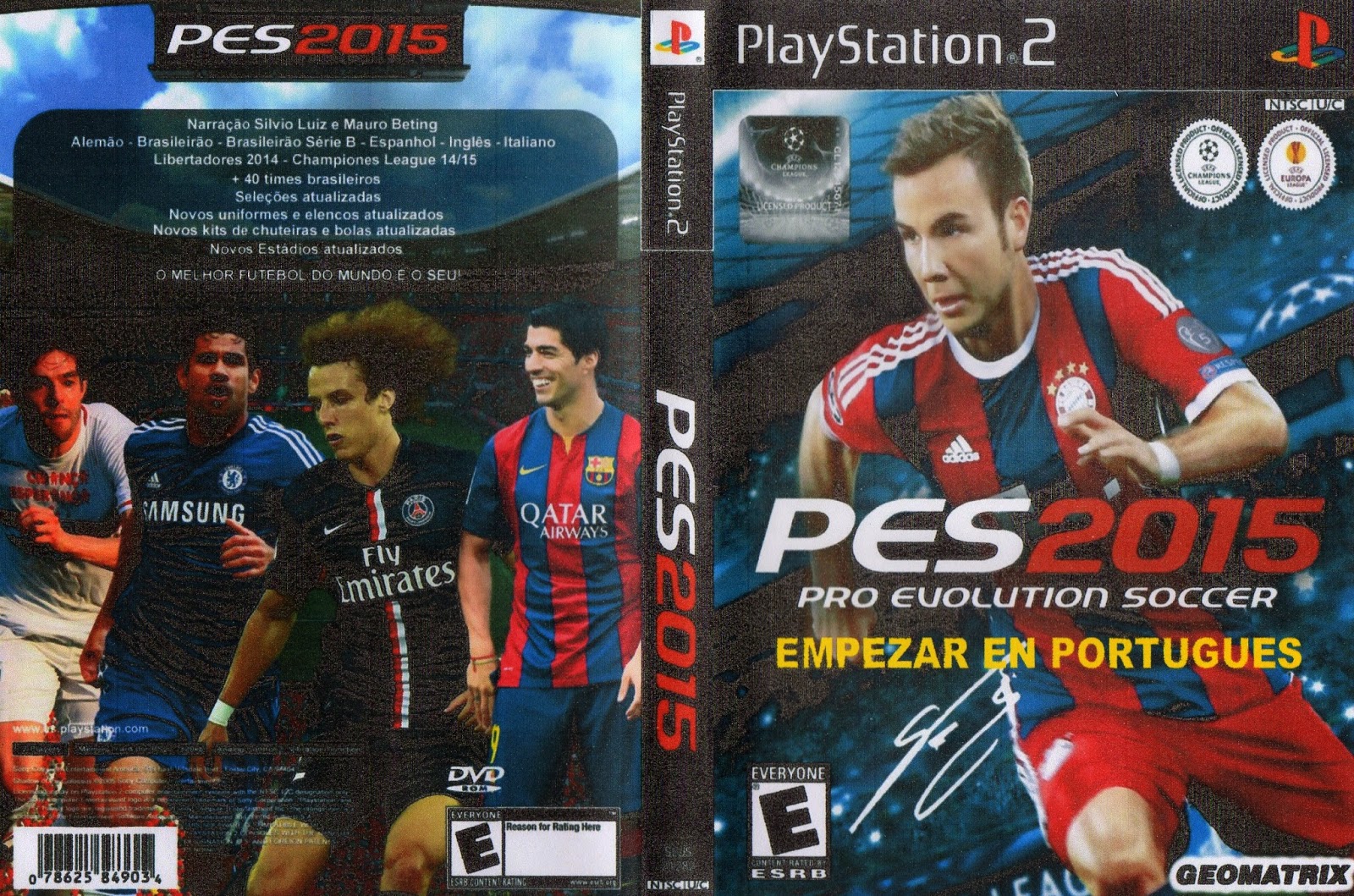 Coleccion Caratulas PS2: PES 2015