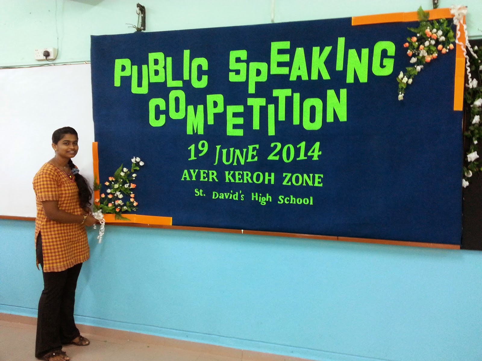 TEH ON CHEW: Public Speaking Competition