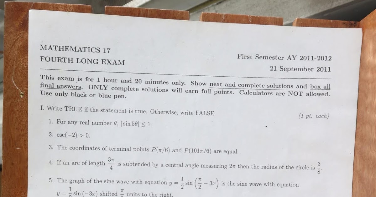 UPD Samplexes, Readings, and Materials: UPD Math 17 (Now Math 20 ...