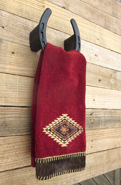 Horseshoe Towel Holder