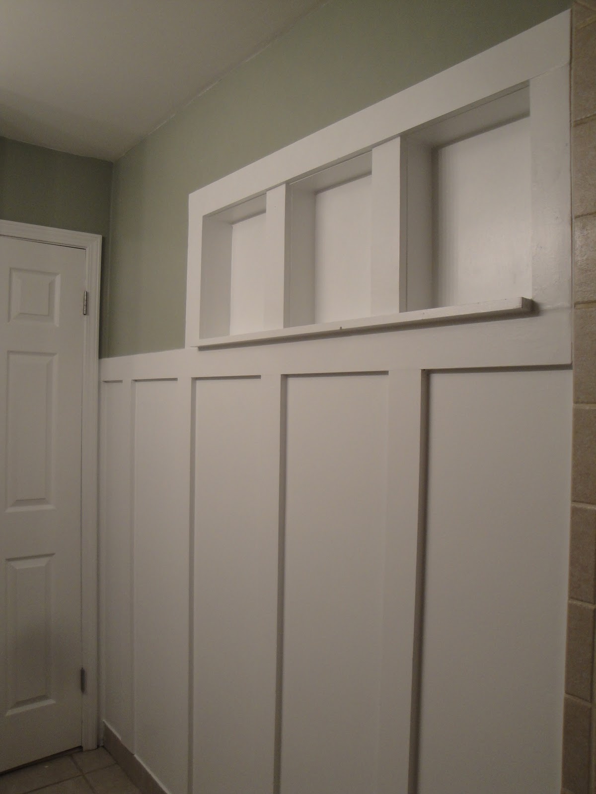 Easy Built In / Recessed Shelving With Board & Batten **Part 2** Reveal ...