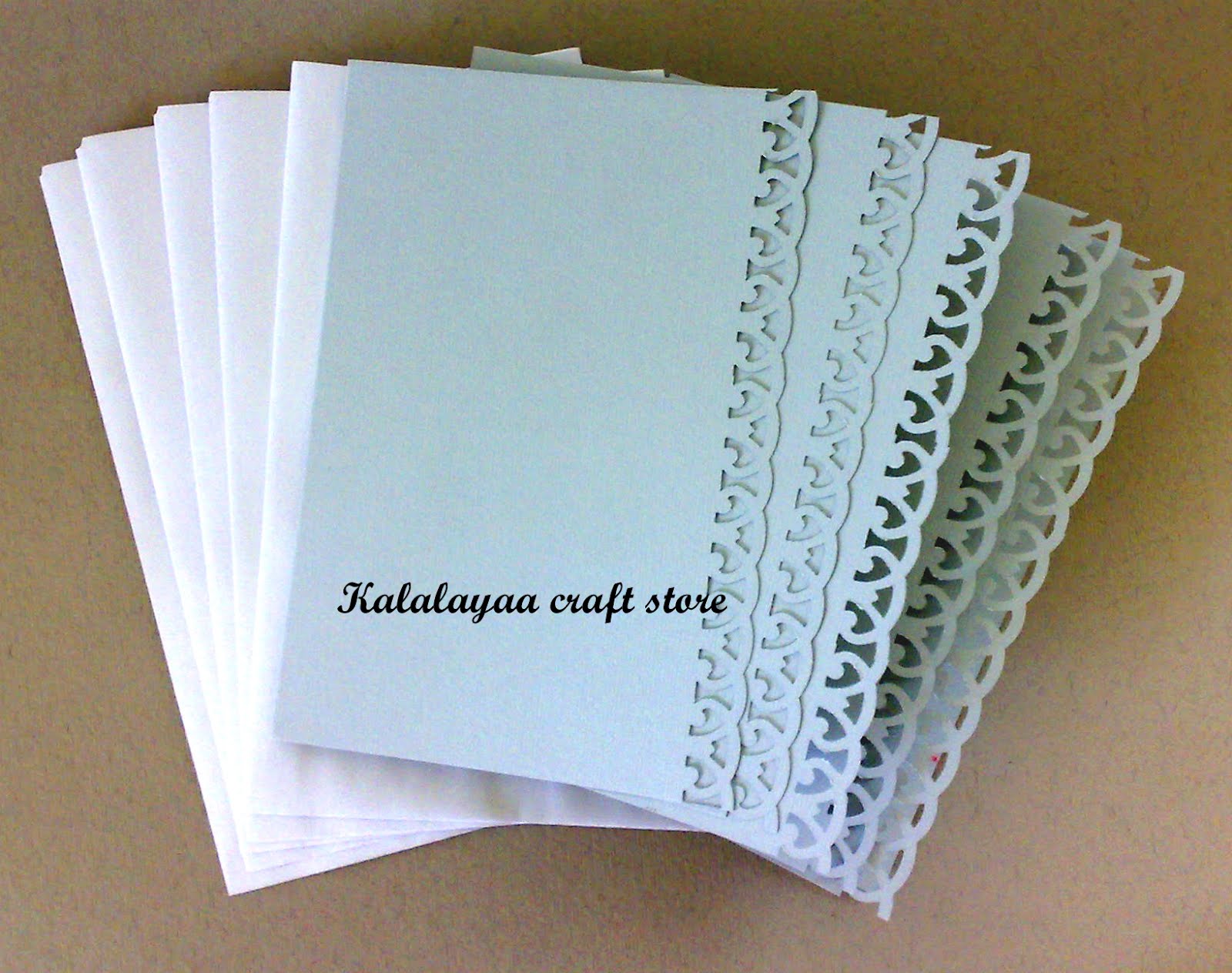 kalalayaa craft store: DESIGNER BLANK CARDS