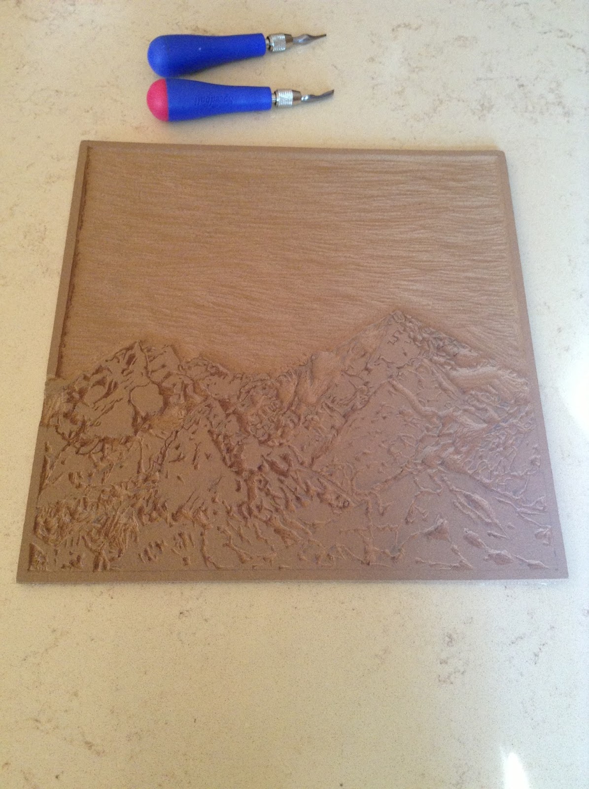 Mountain Block Print - Callie Marisa