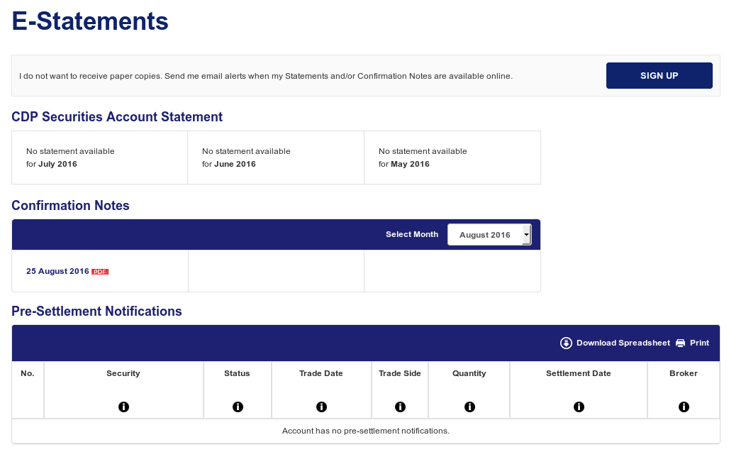 Quick Introduction to CDP internet Service - Azrael's Financial Cents