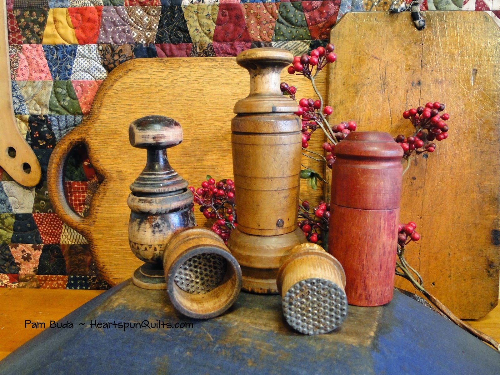 Heartspun Quilts ~ Pam Buda: Introducing Treenware & Berries!!