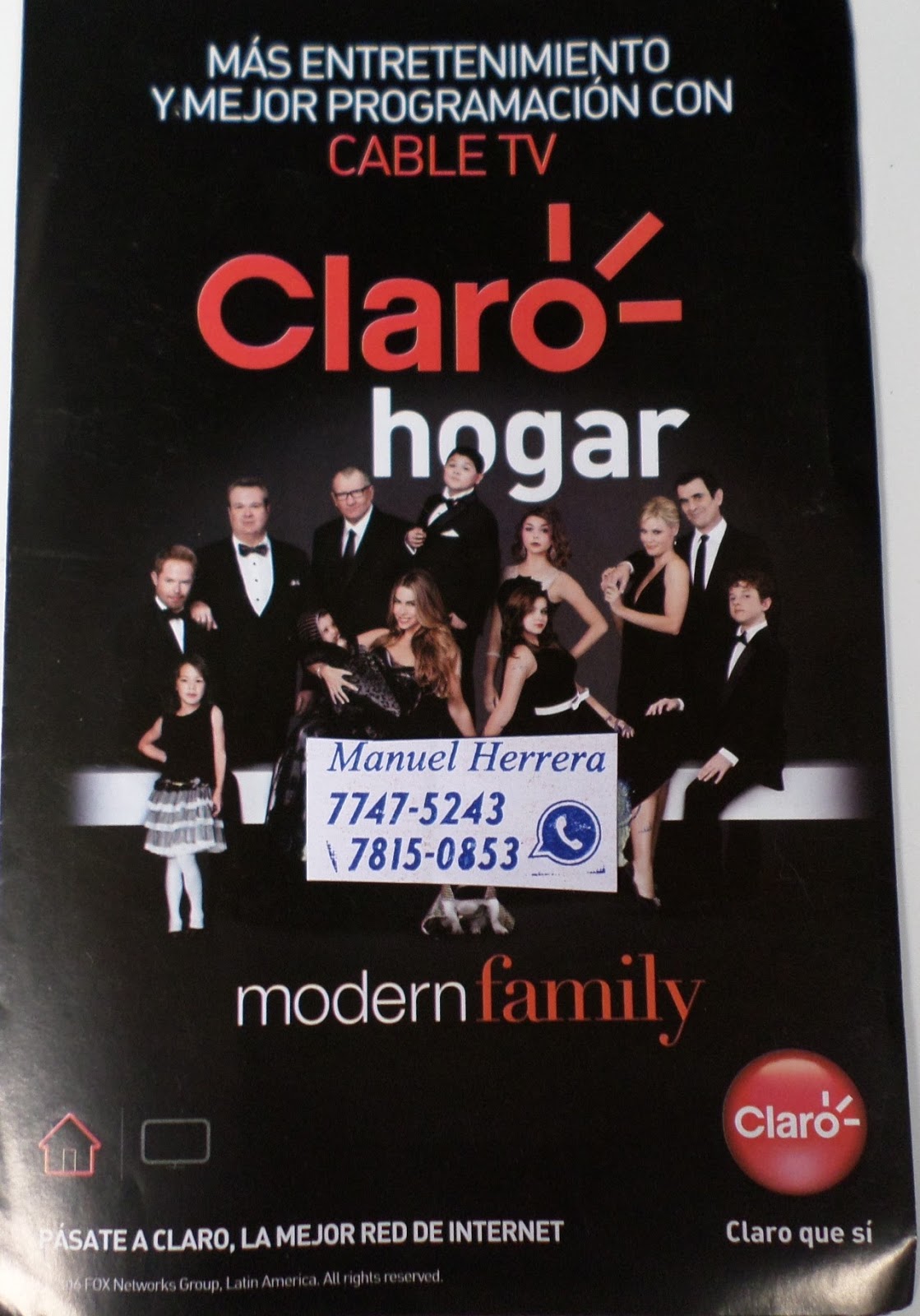 Plan de Celular, TV Cable e Internet Residencial Claro.: Triple Play ...