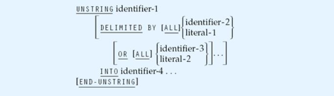 Mainframe Forum: Nail COBOL UNSTRING statement with UNSTRING in COBOL ... Mainframe Forum: Nail COBOL UNSTRING statement with UNSTRING in COBOL ...