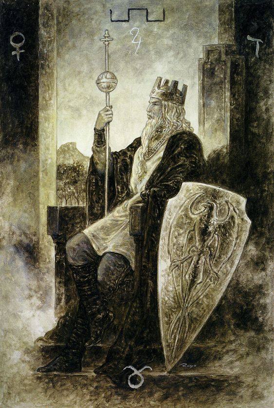 TAROT I KABBALAH: 4 CESARZ