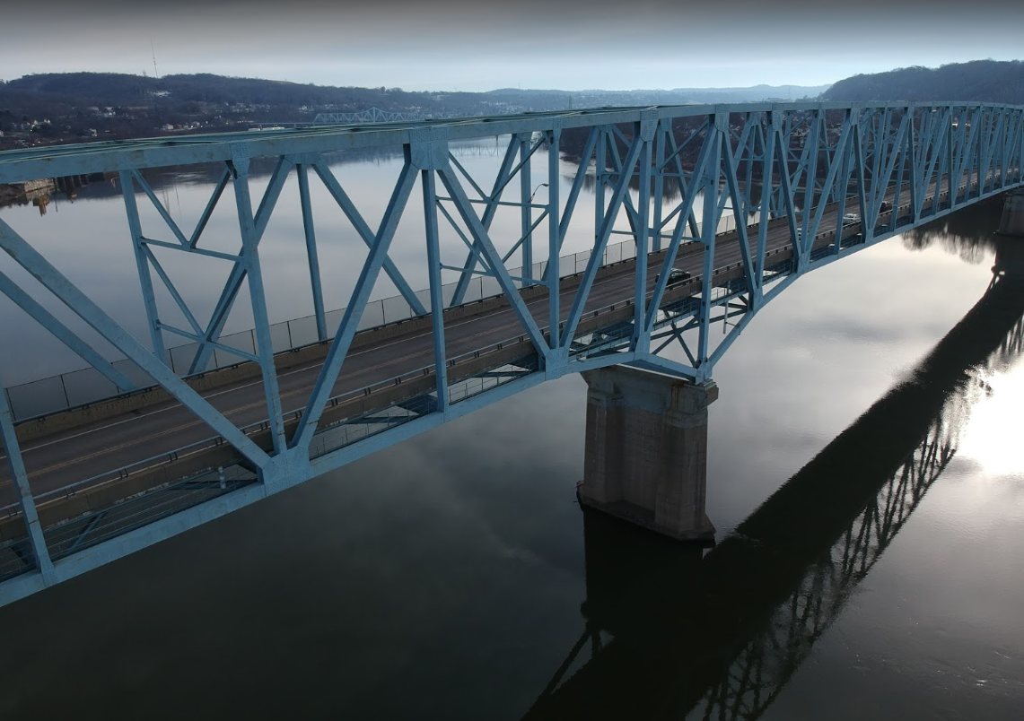 Industrial History: 1986 Rochester-Monaca Bridge over Ohio River