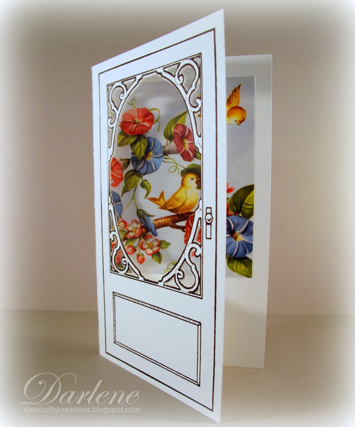 DAR'S CRAFTY CREATIONS: 'Screen Door' cards