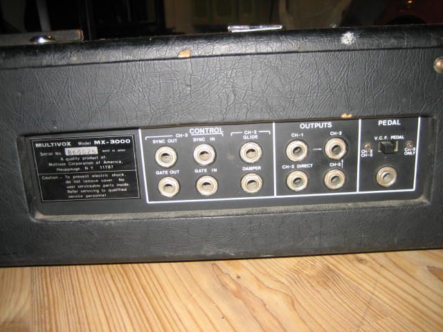 MATRIXSYNTH: 1978 Multivox MX-3000 Vintage Synth