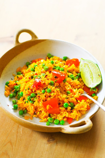 Instant Pot Spicy Rice |Euphoric Vegan