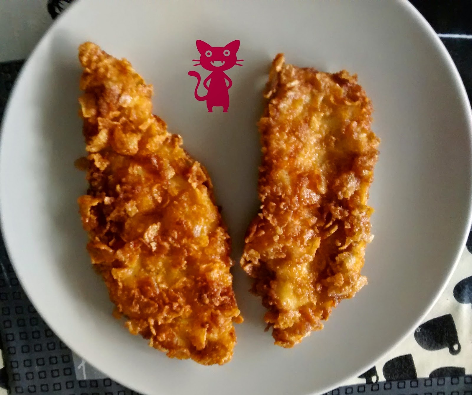 Gatita con tacones: PECHUGAS DE POLLO REBOZADAS CON CORN FLAKES
