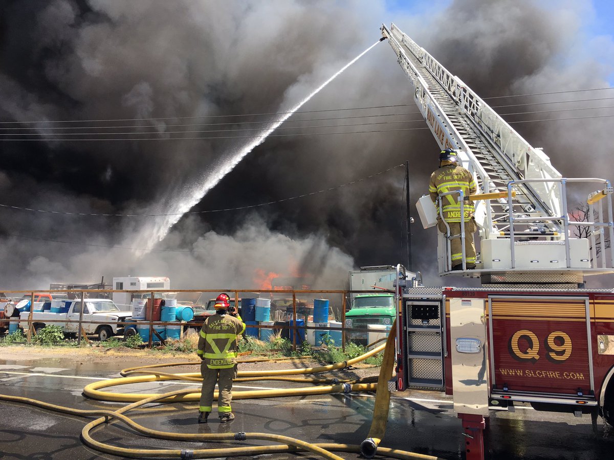 MEC&F Expert Engineers : 5-alarm fire in Salt Lake City: pallets and ...