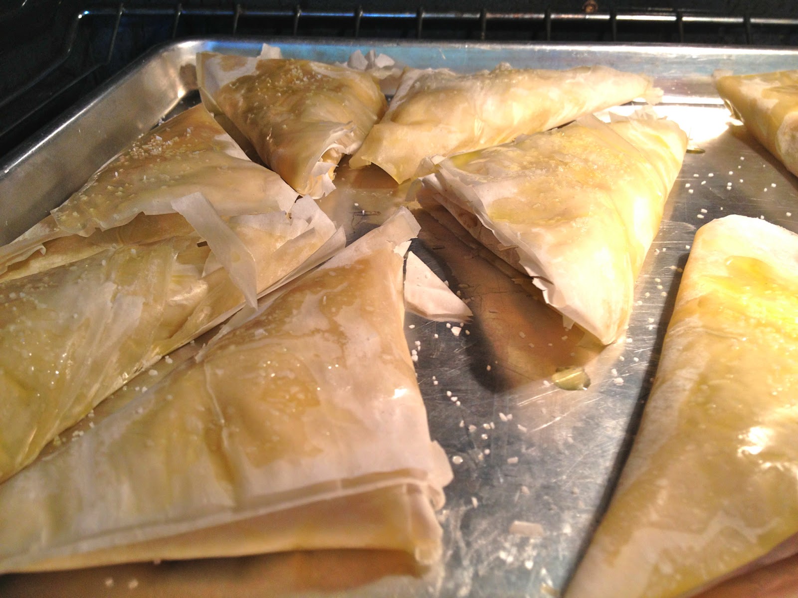Wasatch Mountain Chef: Balsamic Vegetable Phyllo Triangles