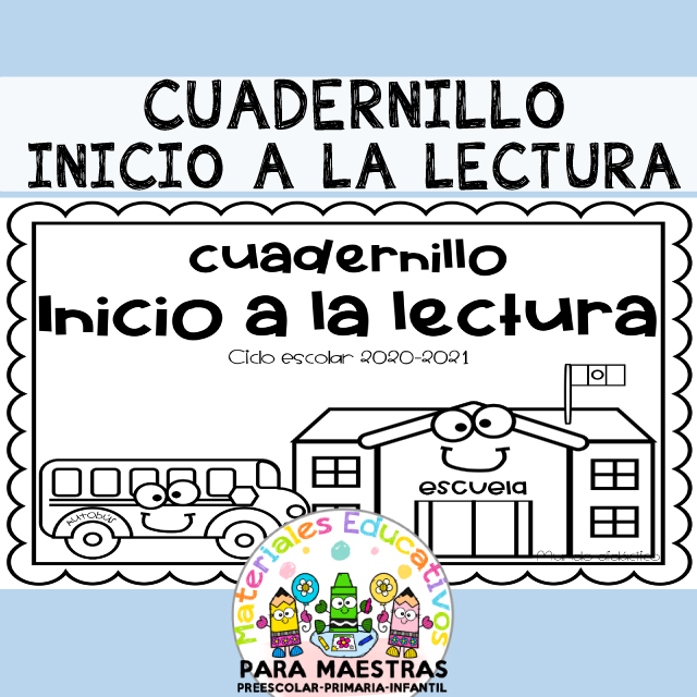 Cuadernillo Inicio a la Lectura | Materiales Educativos para Maestras