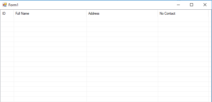 Mengisi Data ke ListView dari database MySql menggunakan VB.Net Mengisi Data ke ListView dari database MySql menggunakan VB.Net