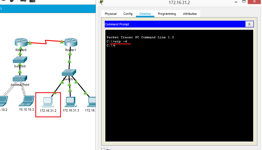 Melihat Proses dan Tabel ARP di Cisco Packet Tracer