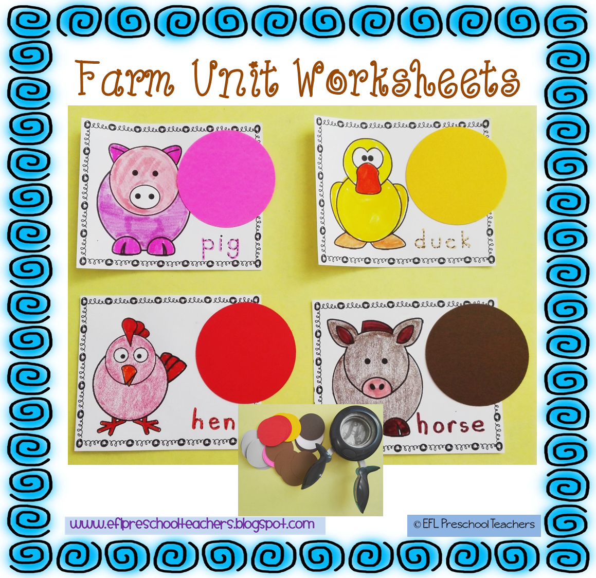 ESL/EFL Preschool Teachers: Farm Animals Theme for Preschool ELL