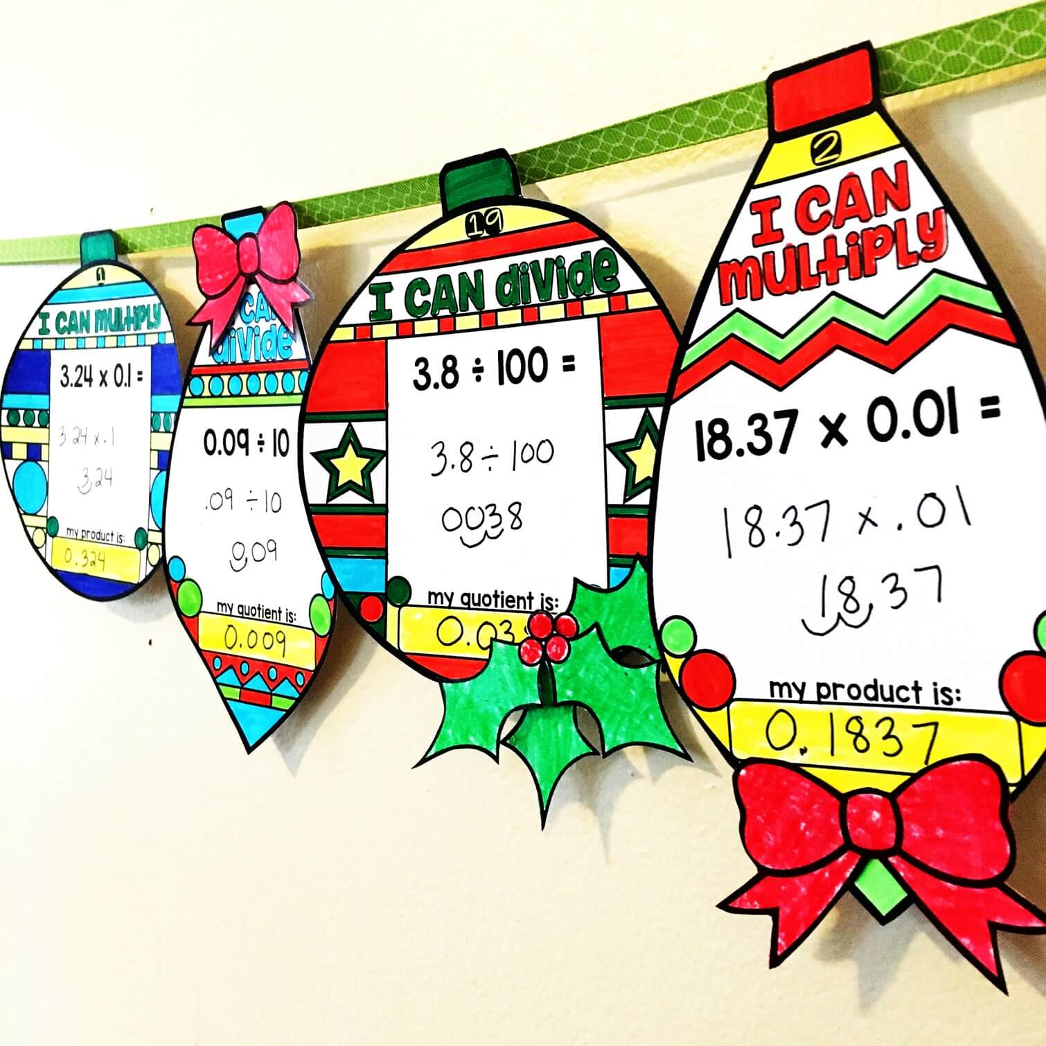 Scaffolded Math And Science Christmas Math Pennants scaffolded-math-and-science-christmas-math-pennants